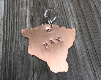 State of Minnesota or Select Your State Pet Name Tag Medium - Etsy