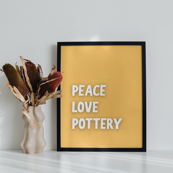 Peace Love Pottery - Etsy