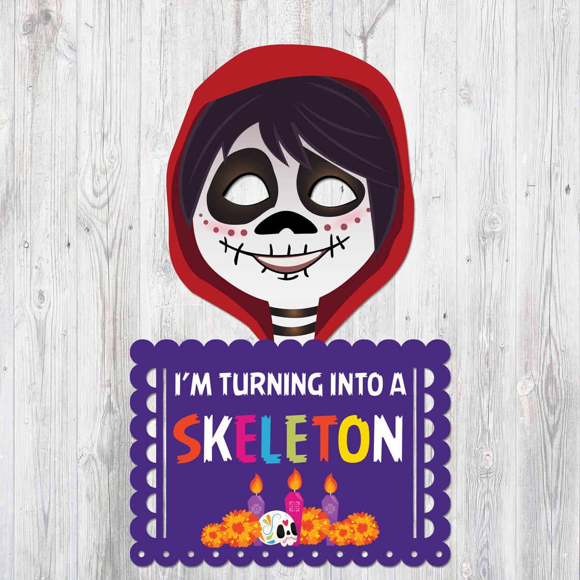 Coco Photo Booth Props Inspirated Printable Coco Birthday | Etsy