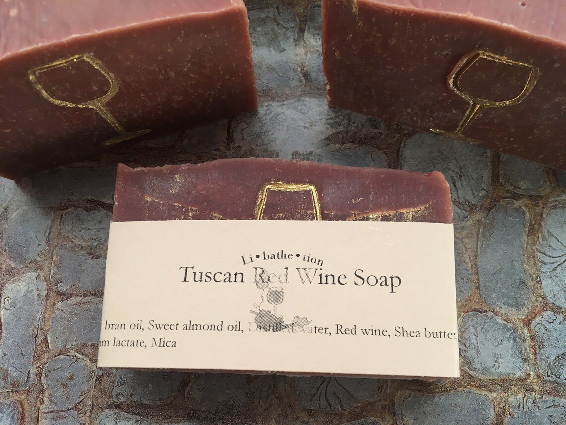 Tuscan Red Wine Soap | Etsy