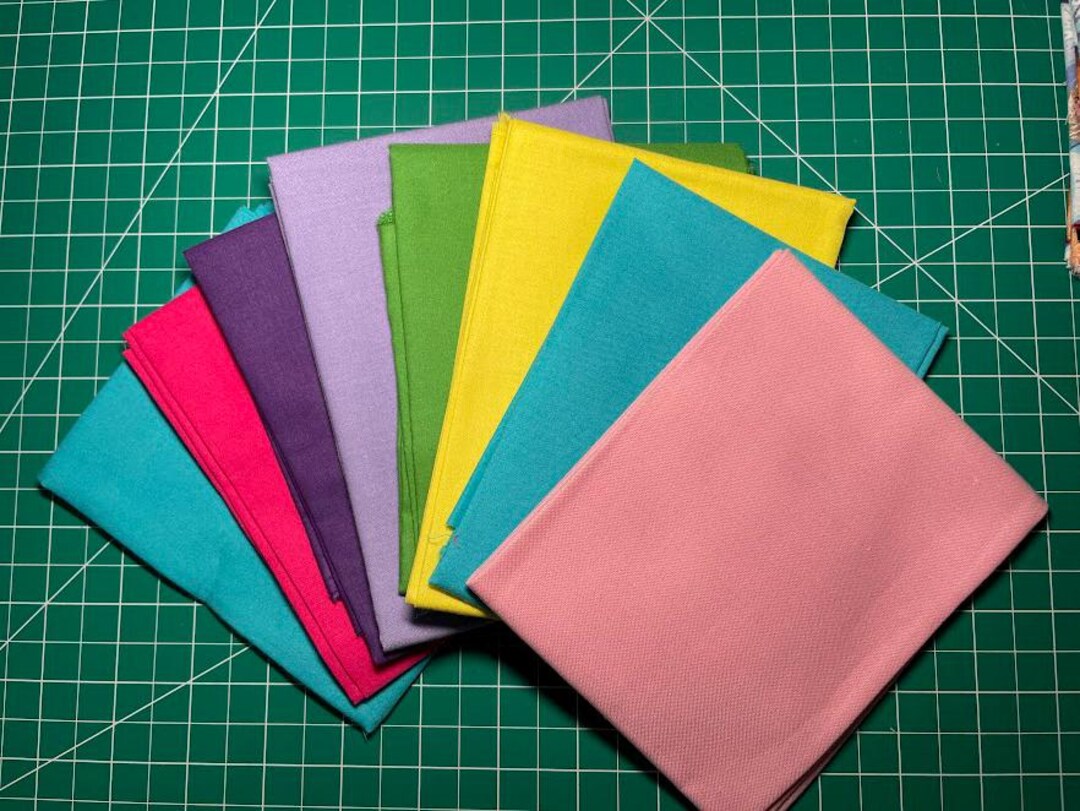 RAINBOW Colors! Fat Quarter Bundle - Etsy
