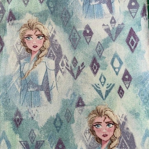 FROZEN Fabric With Elsa of Arendelle REMNANT - Etsy