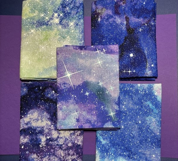 Fat Quarter Bundle of 5 Celestial Prints - Etsy