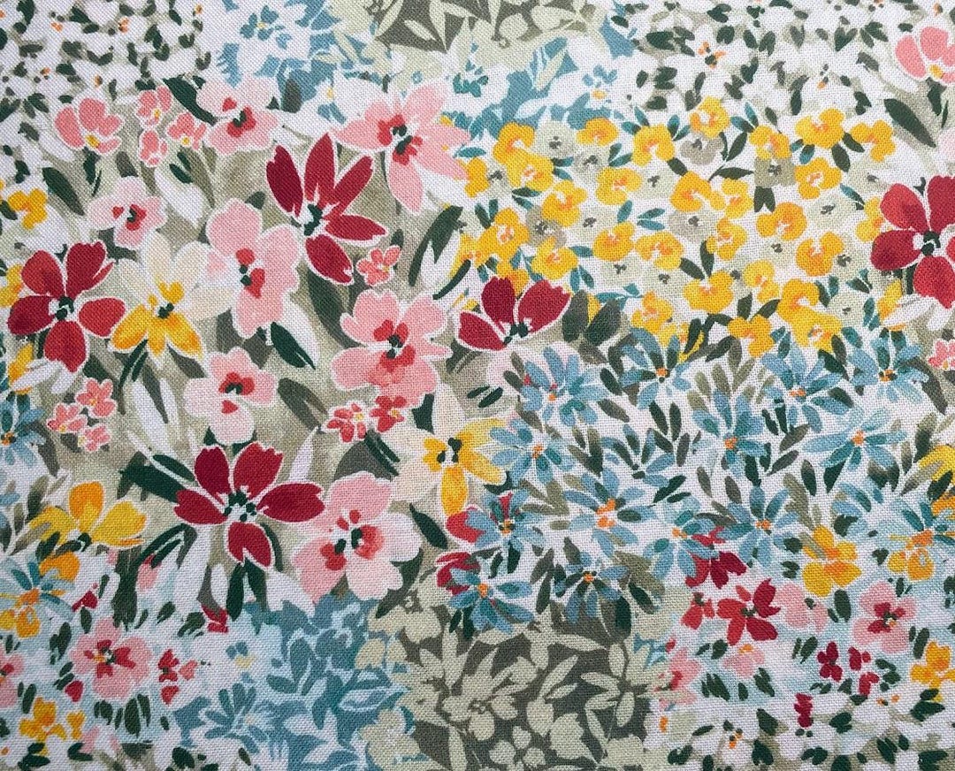 KEEPSAKE CALICO Spring Wildflowers! 100% Cotton Fabric - Etsy