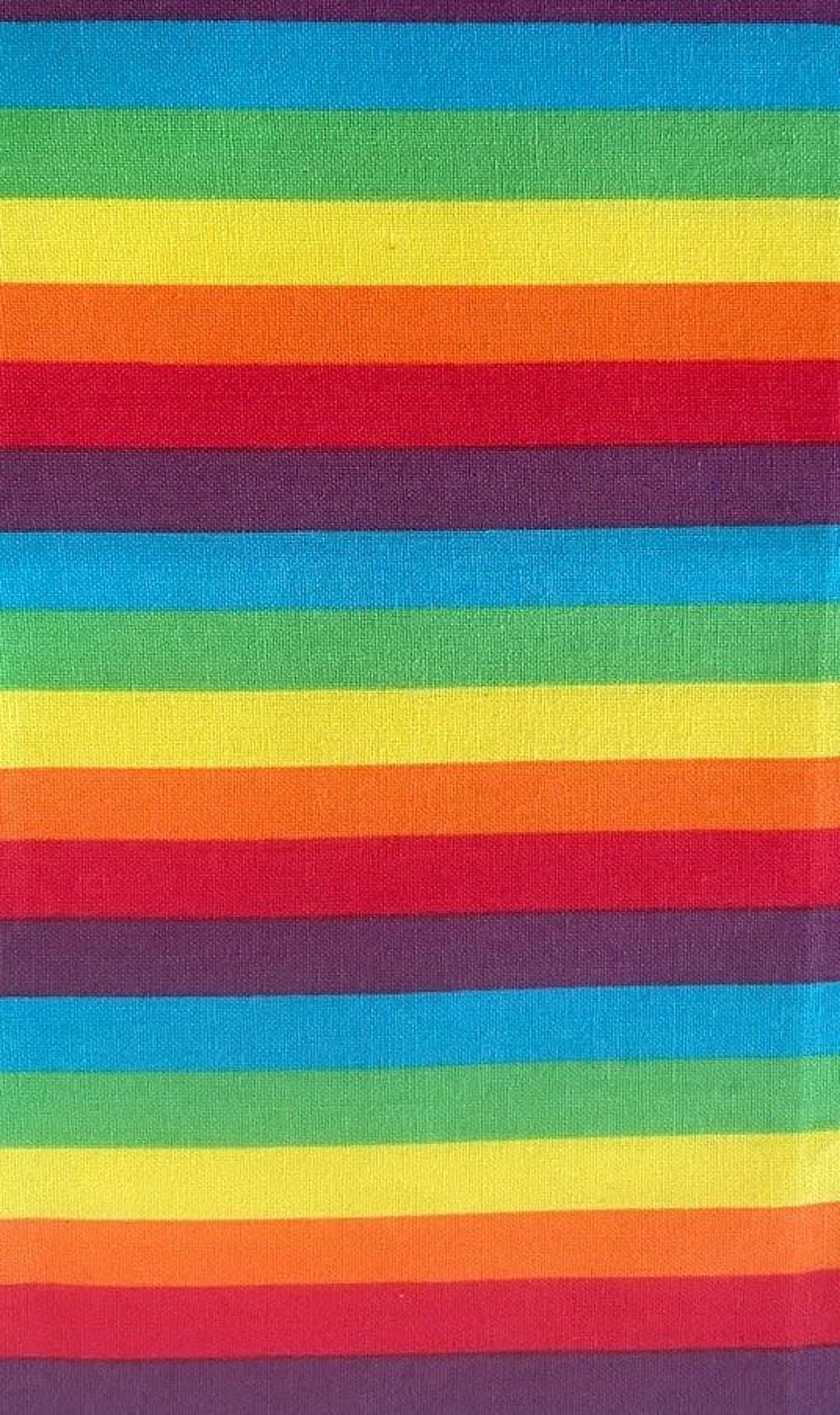 RAINBOW STRIPES! Fat Quarters 18" X 21" - Etsy