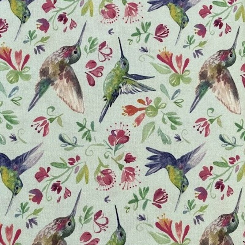 Hummingbird Fabric - Etsy