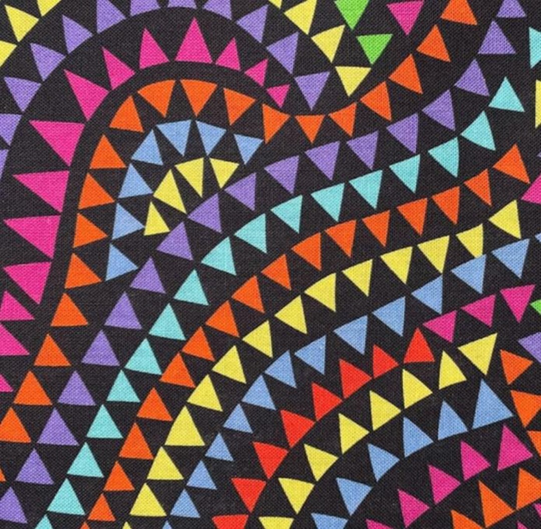 Rainbow-colors - Beautiful Design! - 100% Cotton Fabric - Etsy