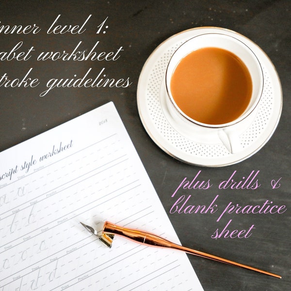 Printable Gothic Letter Worksheet Gothic Calligraphy Practice - Etsy Canada