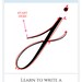 Copperplate Calligraphy Lowercase Letter J Practice Worksheet (digital ...