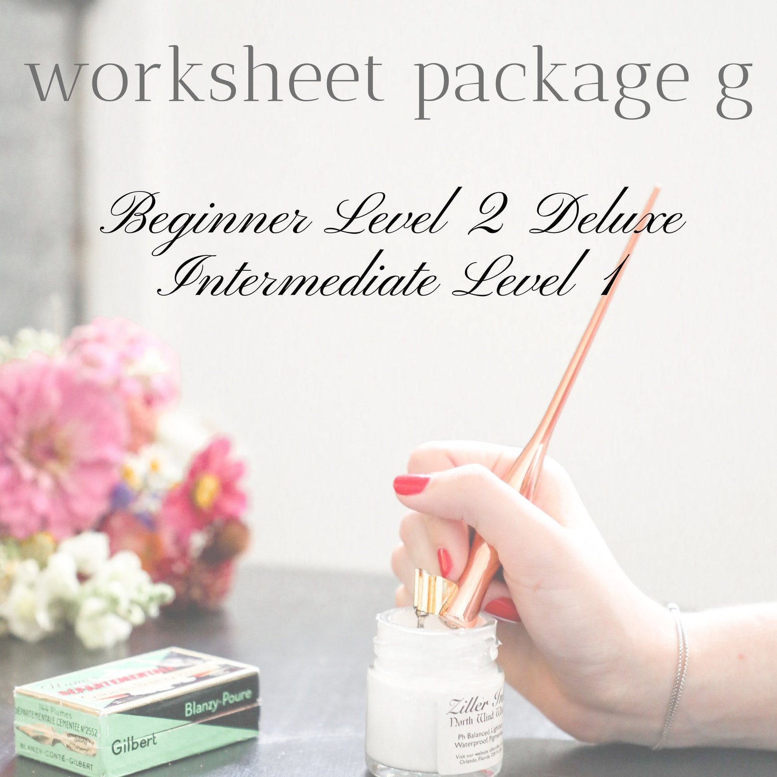 Worksheet Package G: Beginner Level 2 Deluxe Version, and Intermediate ...