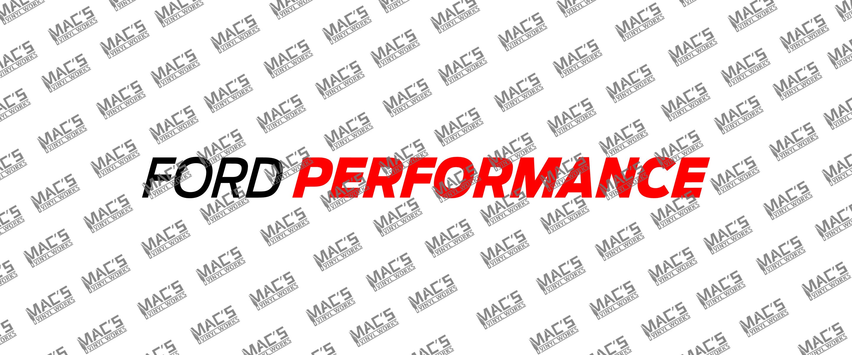 Ford Performance Text Decal Multiple Sizes | Etsy