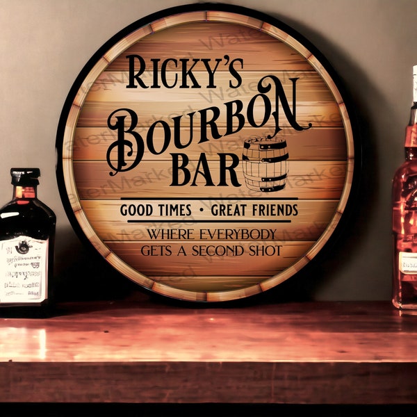 Personalized Bar Sign - Etsy