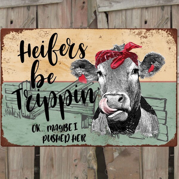 Cow Sign - Etsy