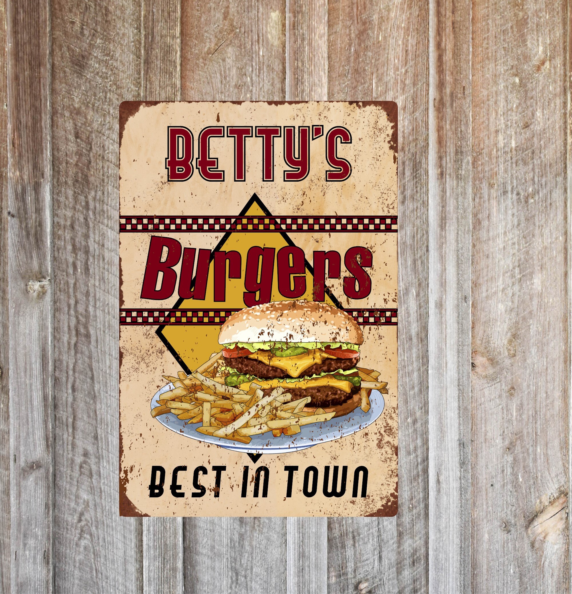 Retro Diner Sign Personalized Diner Sign | Etsy