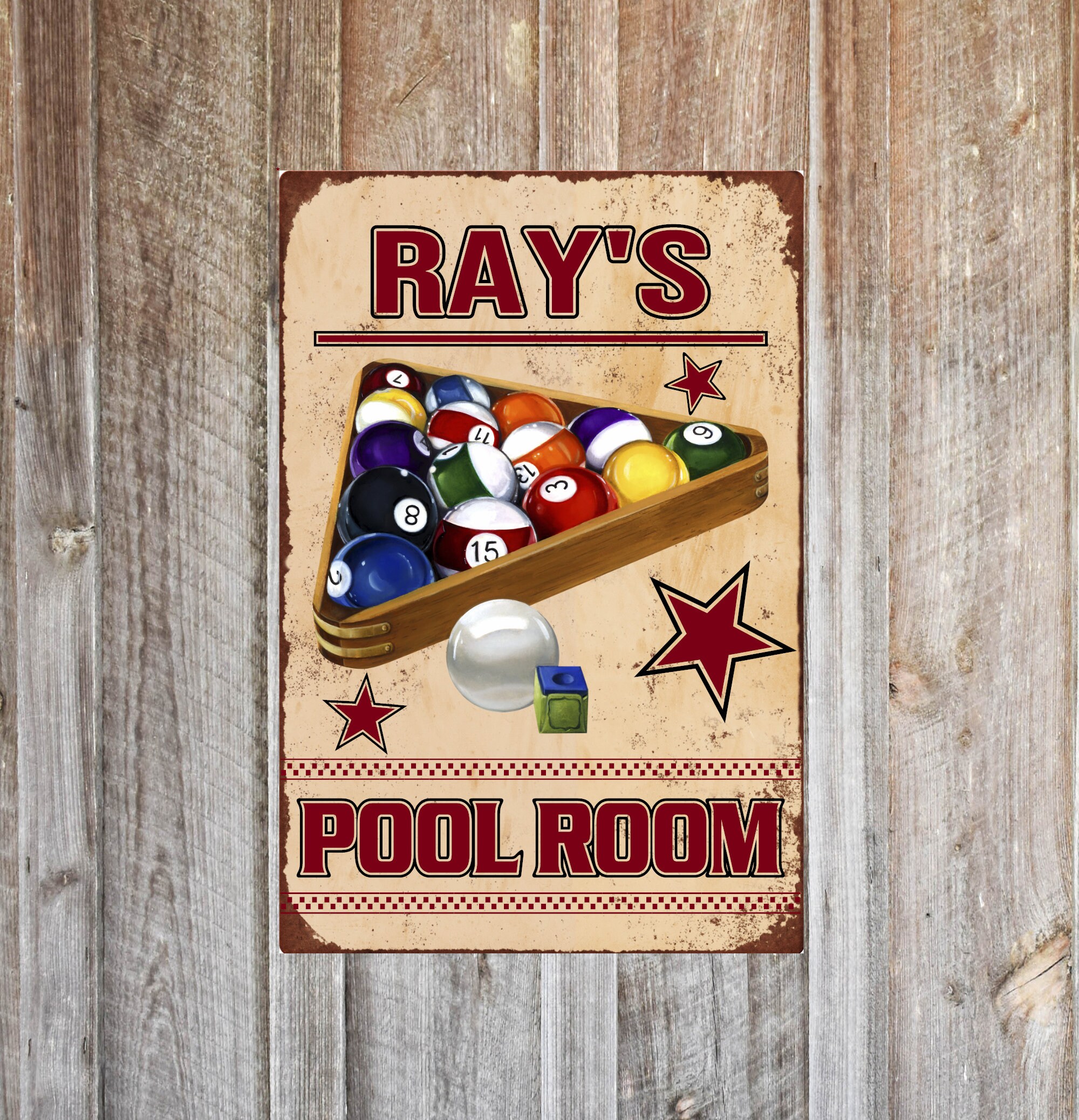 Personalized Pool Room Sign - Etsy
