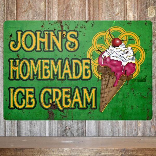Retro Ice Cream Sign - Etsy