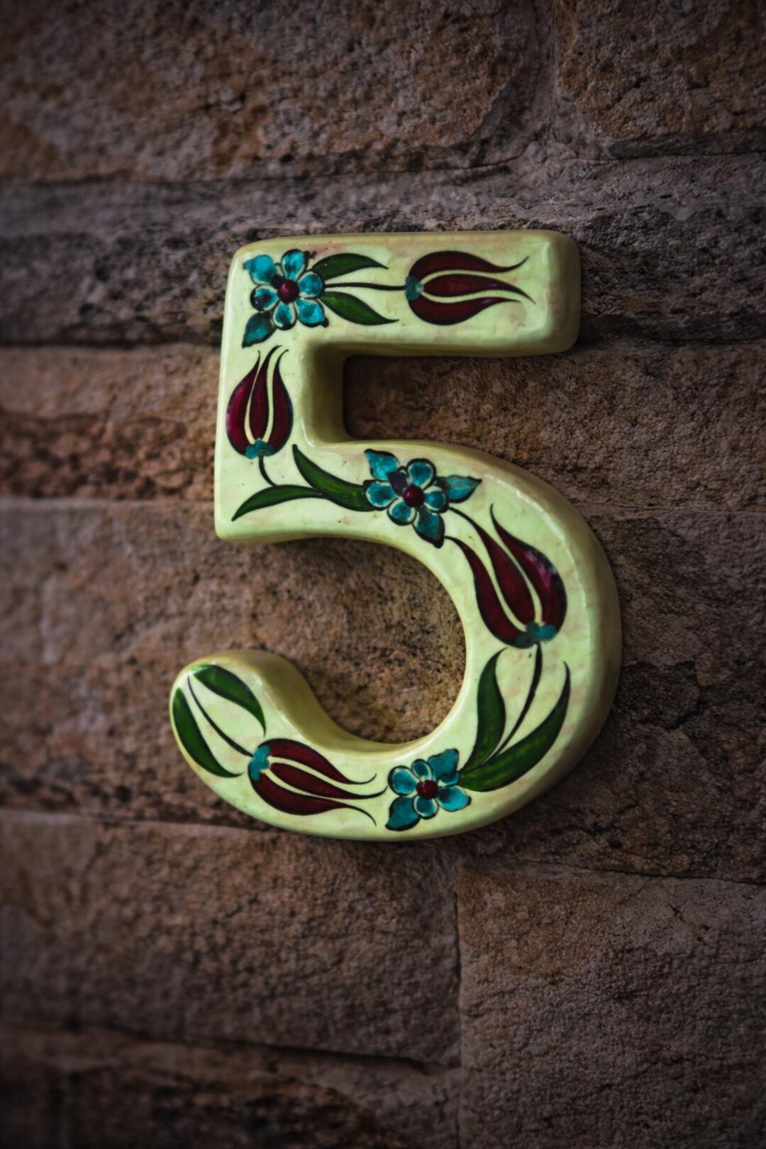 Glow in the Dark Ceramic Number – Night Visible Pool & Hotel Sign ...