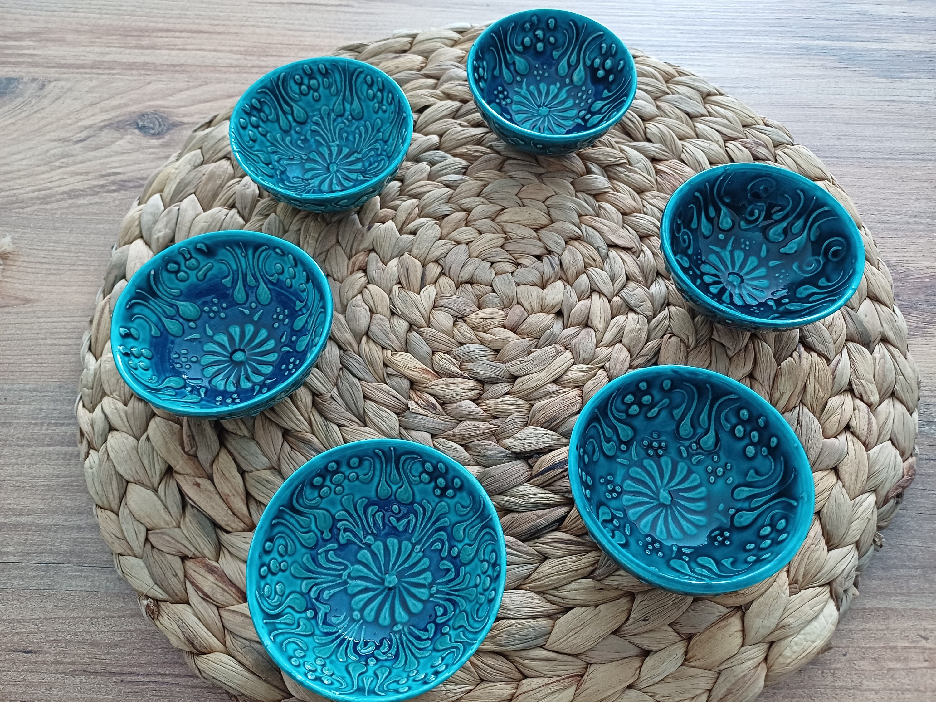 Hand Painted Small Turkish Ceramic Bowls 8 Cm / Snack Bowls for Tapas ...