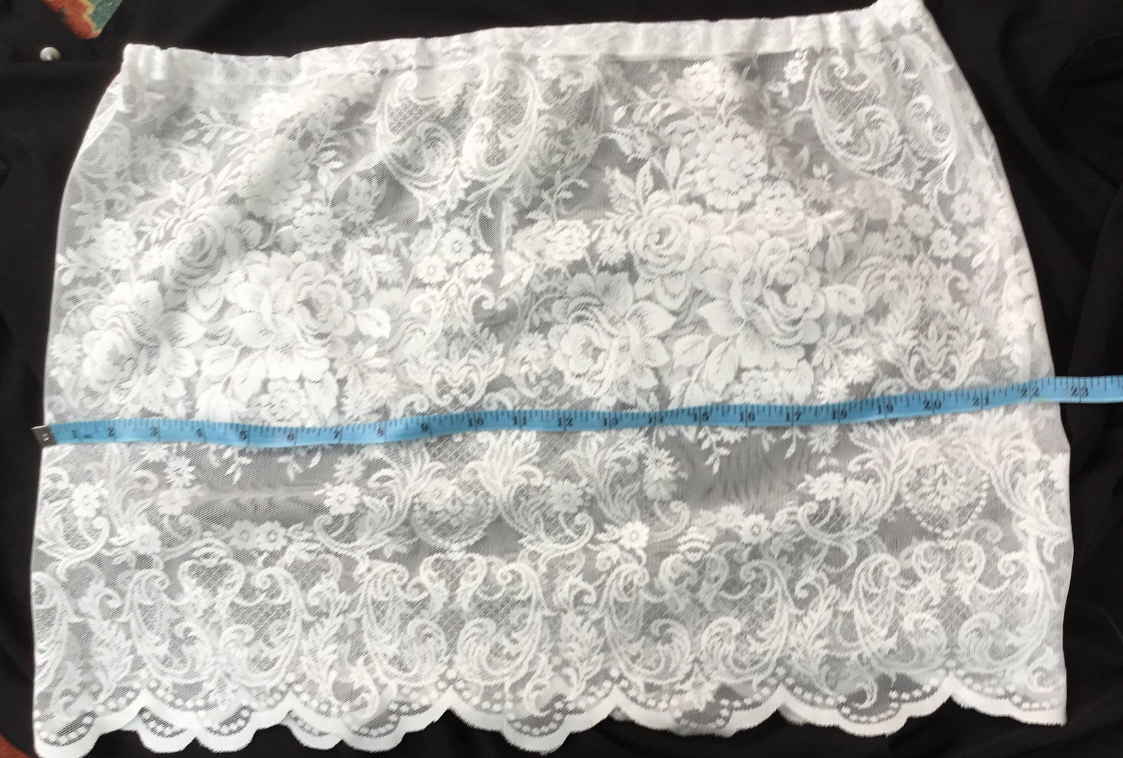 Shirt Extender, Skirt Extender , Cream Lace, 17 Inch 45 Cm Length ...