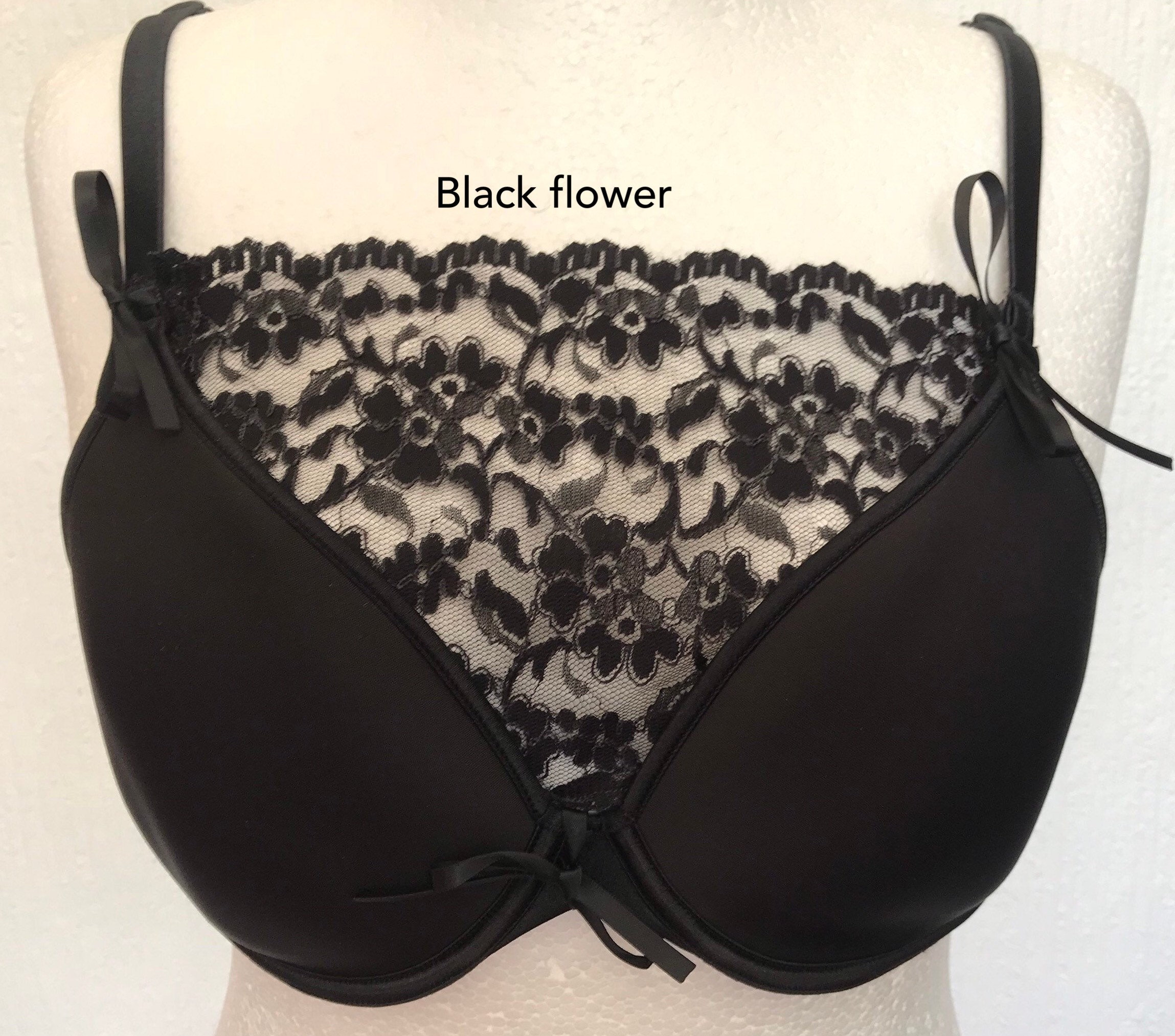 Lace Modesty Panel: Cleavage Cover-up, Post Surgery Covering, Made-to ...