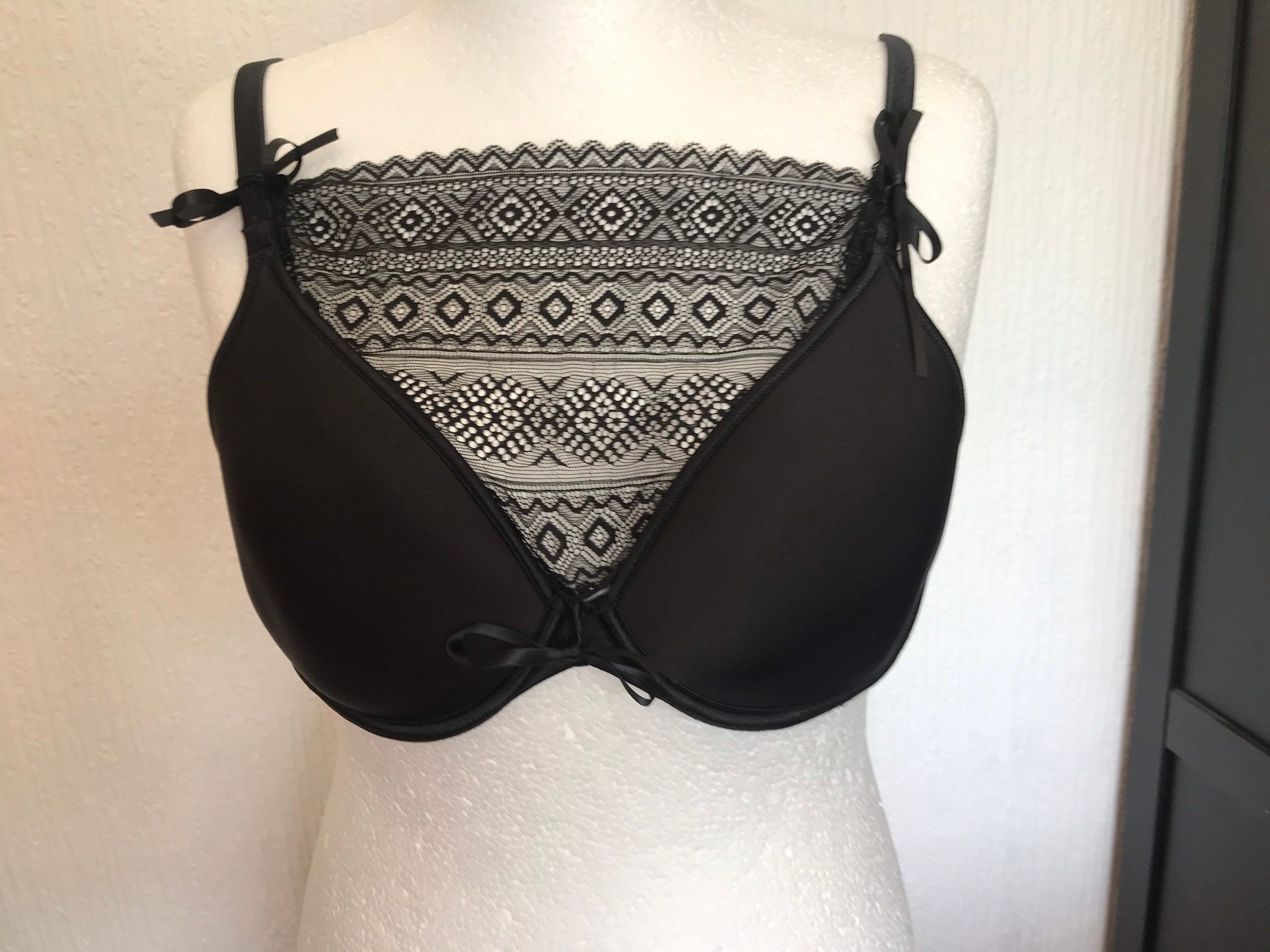 Modesty Panel Lace Décolletage Cover Cleavage Cover Bra | Etsy UK