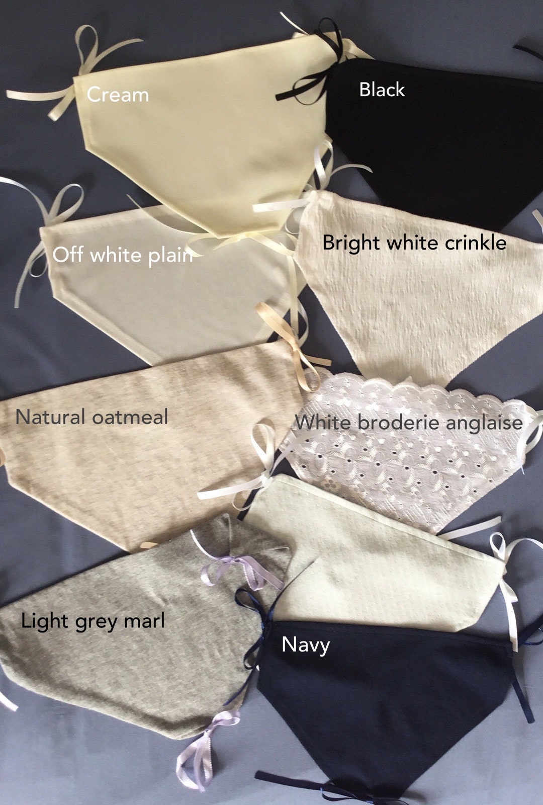 Modesty Panels, Plain Opaque for Low Cut Tops and Dresses. Bra Insert ...