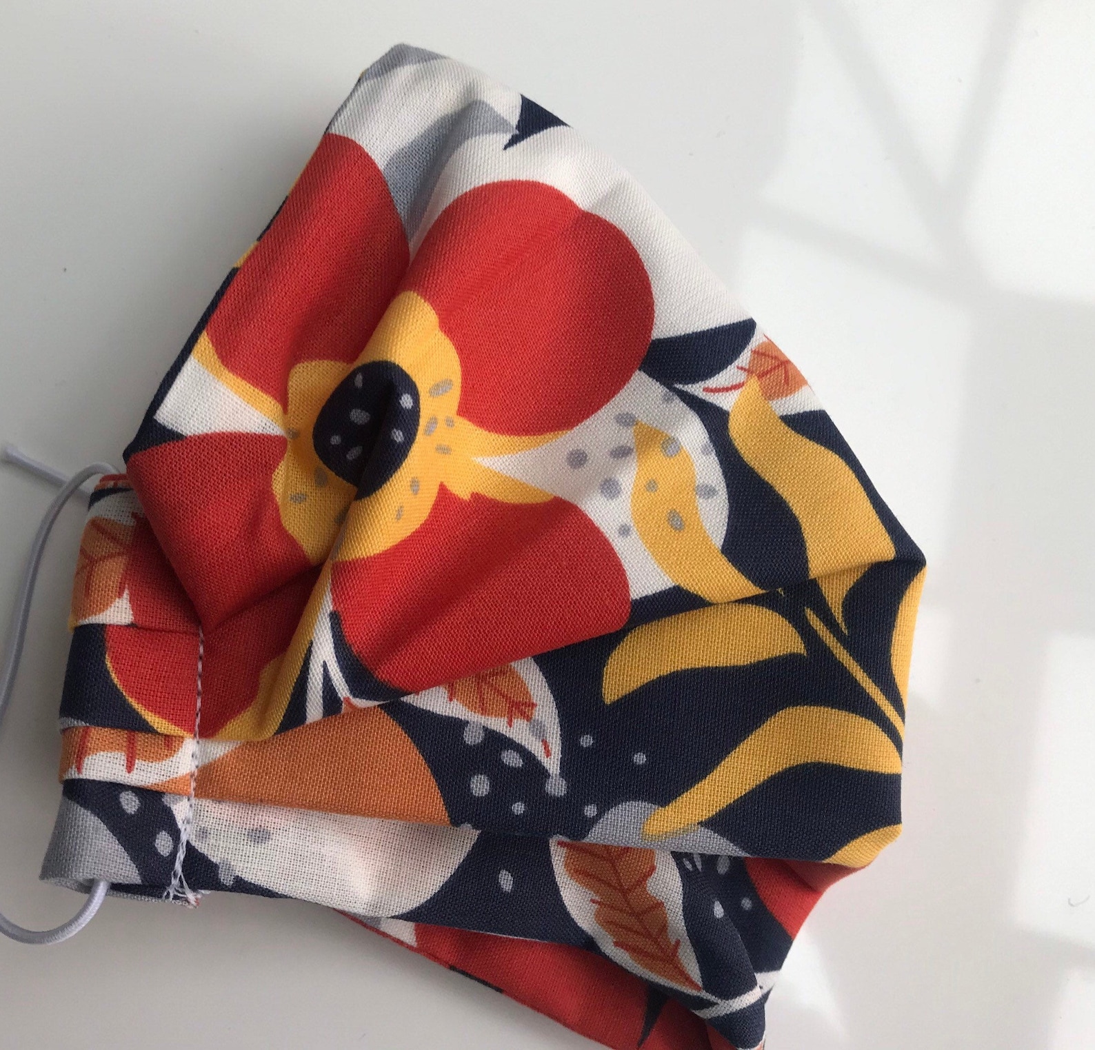 Face Mask 3 Layer Triple Layerhandmadeadults With Nose - Etsy UK