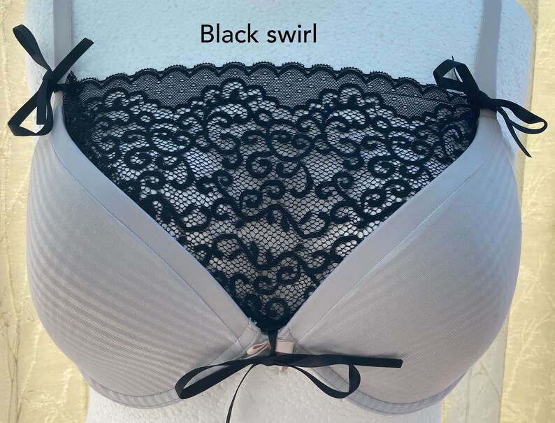 Modesty Panel Lace Cleavage Coverdécolletage Coverpost - Etsy UK