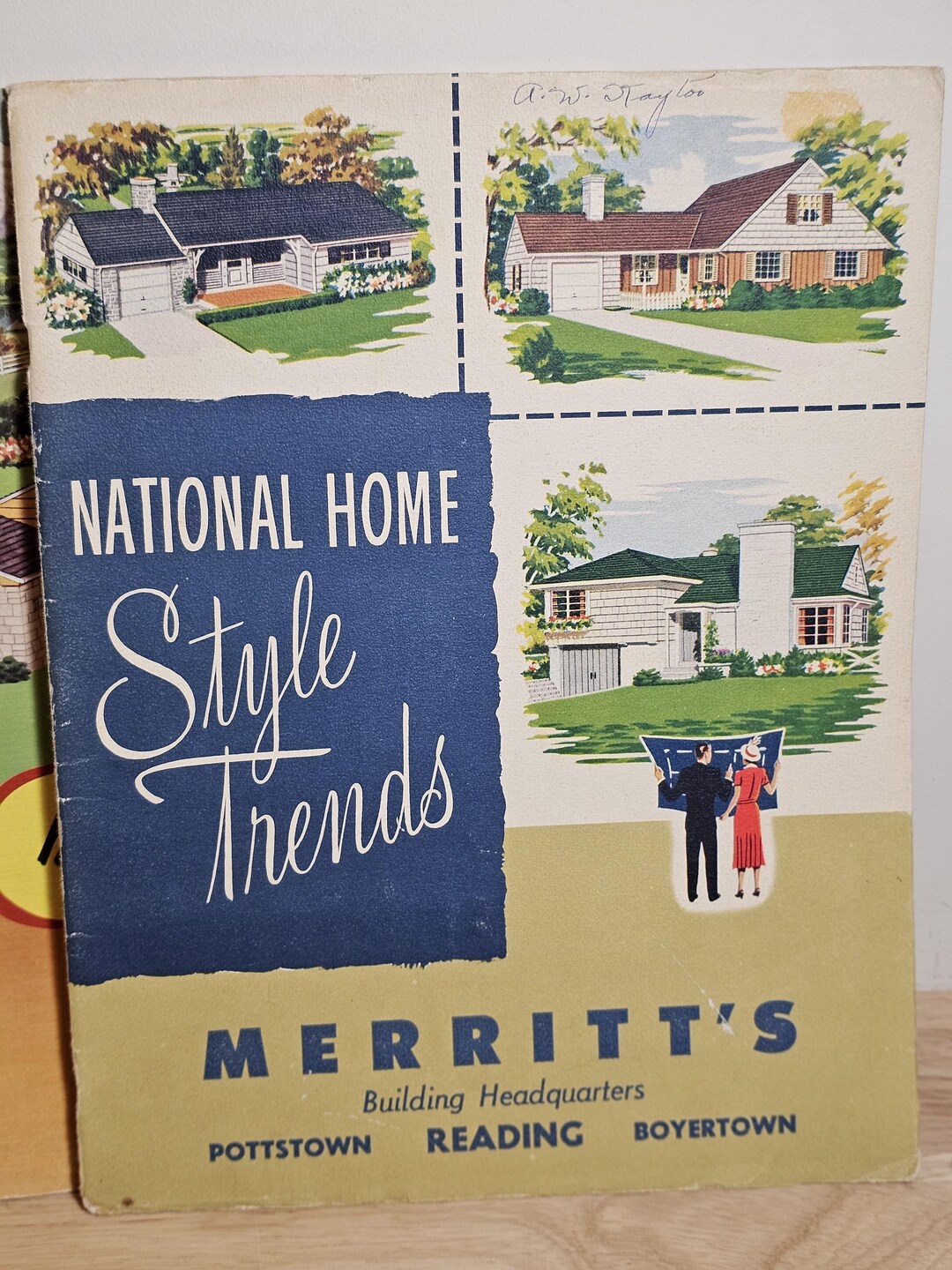 Mid Century Modern Home Design Book, Home Plan Book, 1949 Book, Modern ...