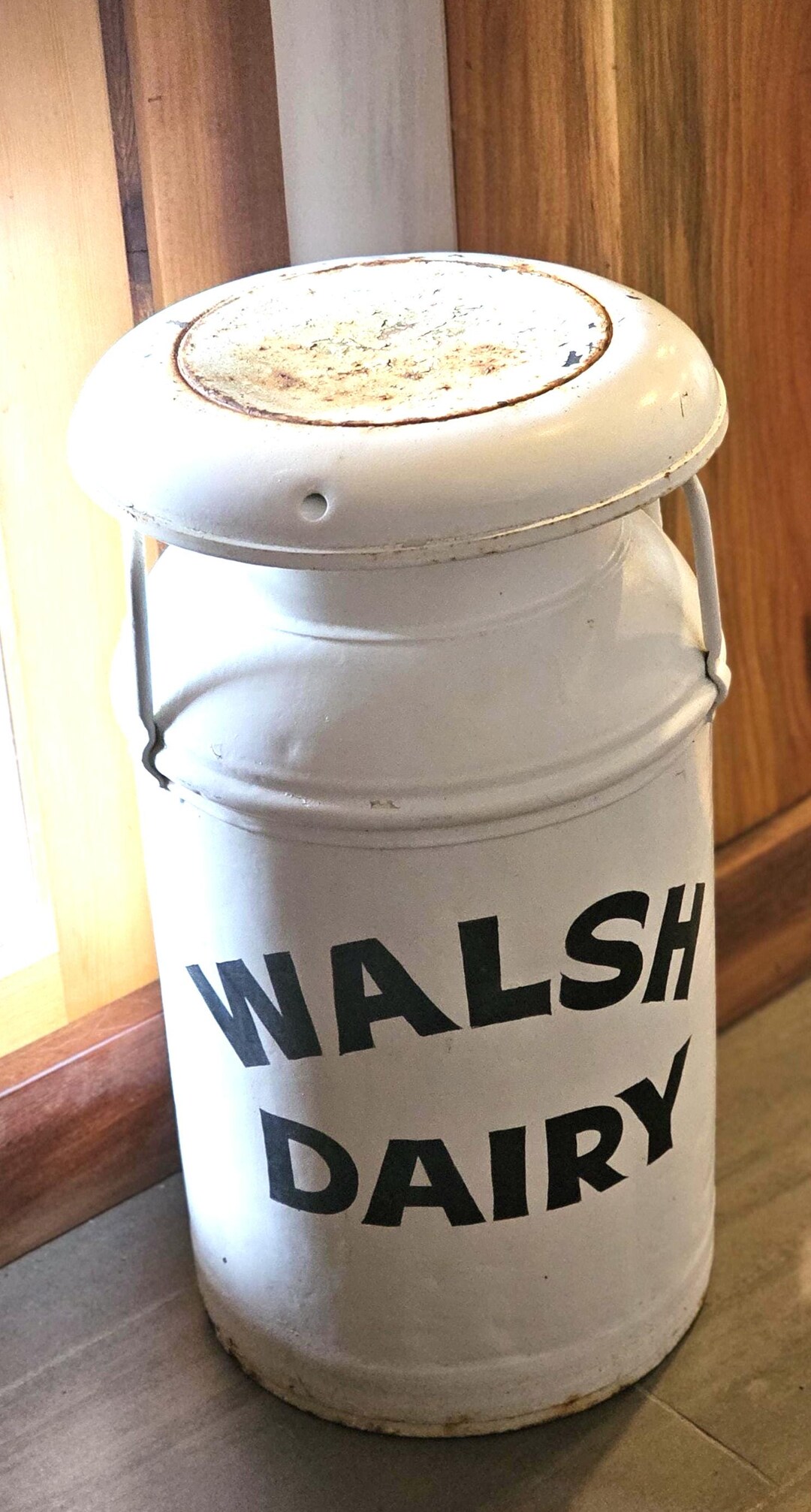 Antique Metal Milk Jug, Rustic Farm Decor, Primitive Decor, Farmhouse ...