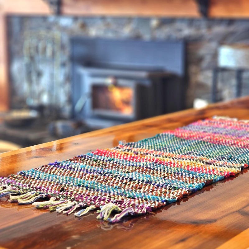 Rag Rug Runner - Etsy