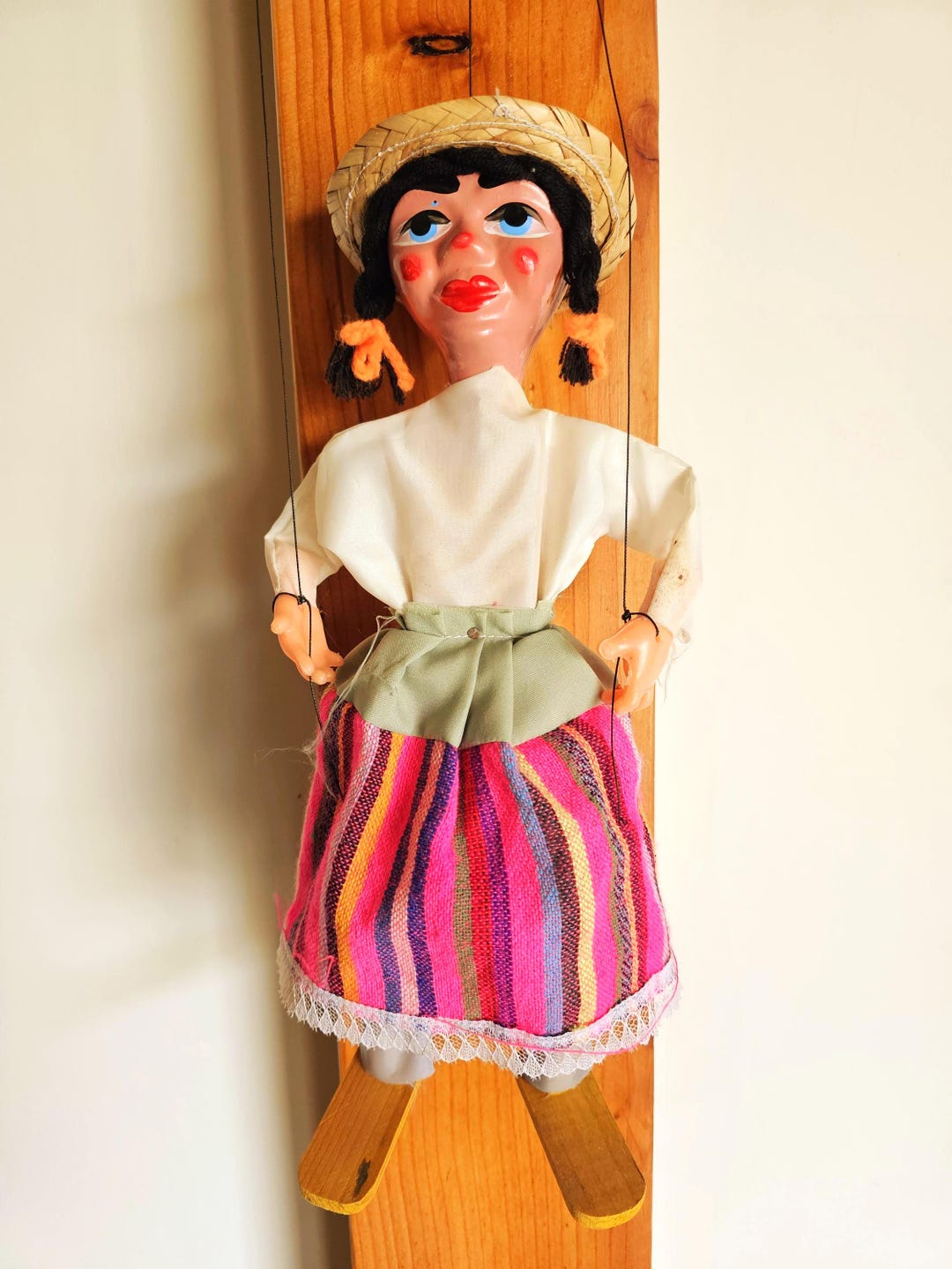 Vintage String Puppet - Mexican Marionette - Traditional Marionette ...