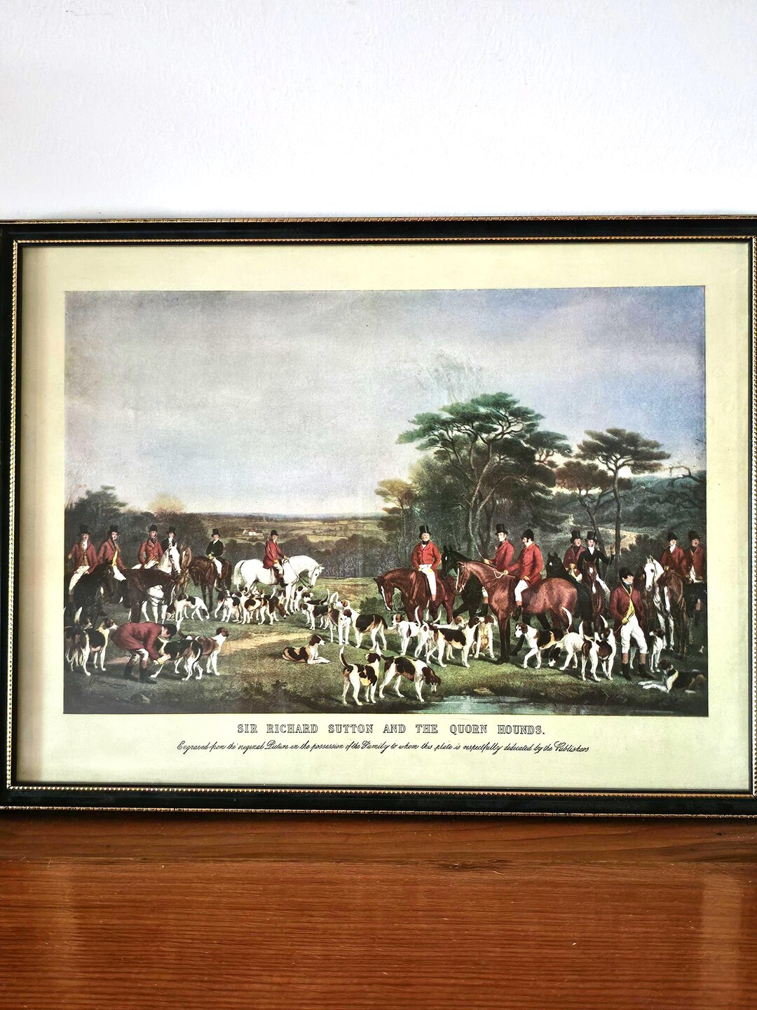 3 Antique 19th Century British Aristocracy Fox Hunting Prints, Royal ...