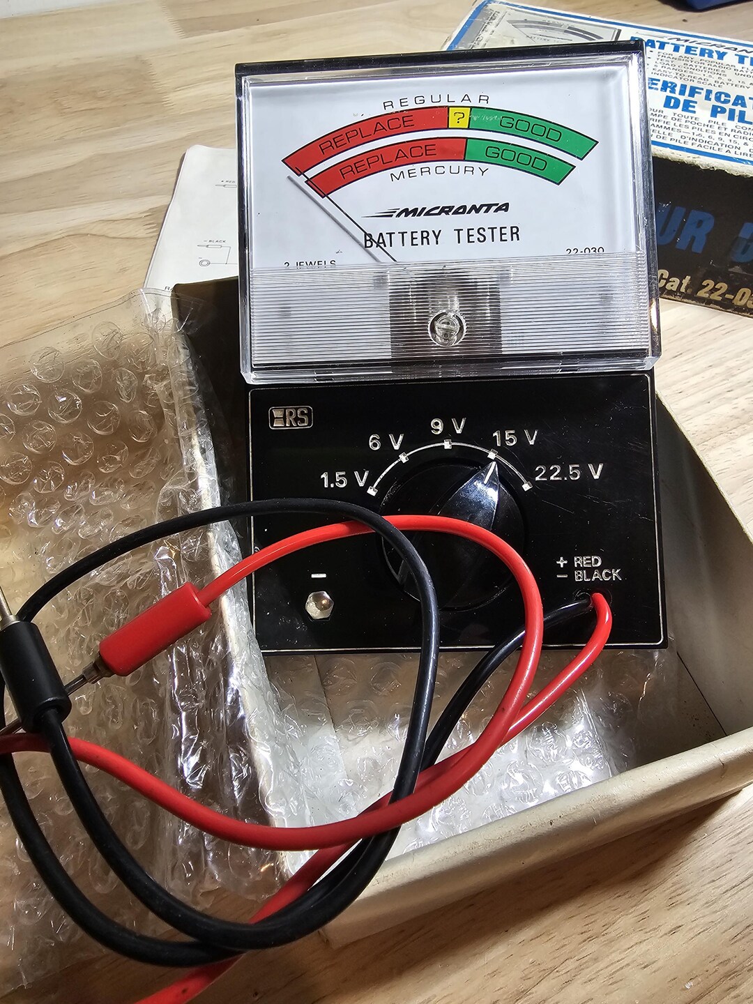 Vintage Battery Tester, Micronta Battery Tester - Etsy