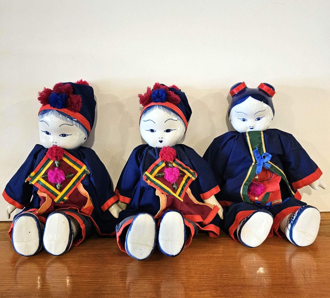 Vintage Japanese Porcelain Dolls, Antique Japanese Dolls - Etsy
