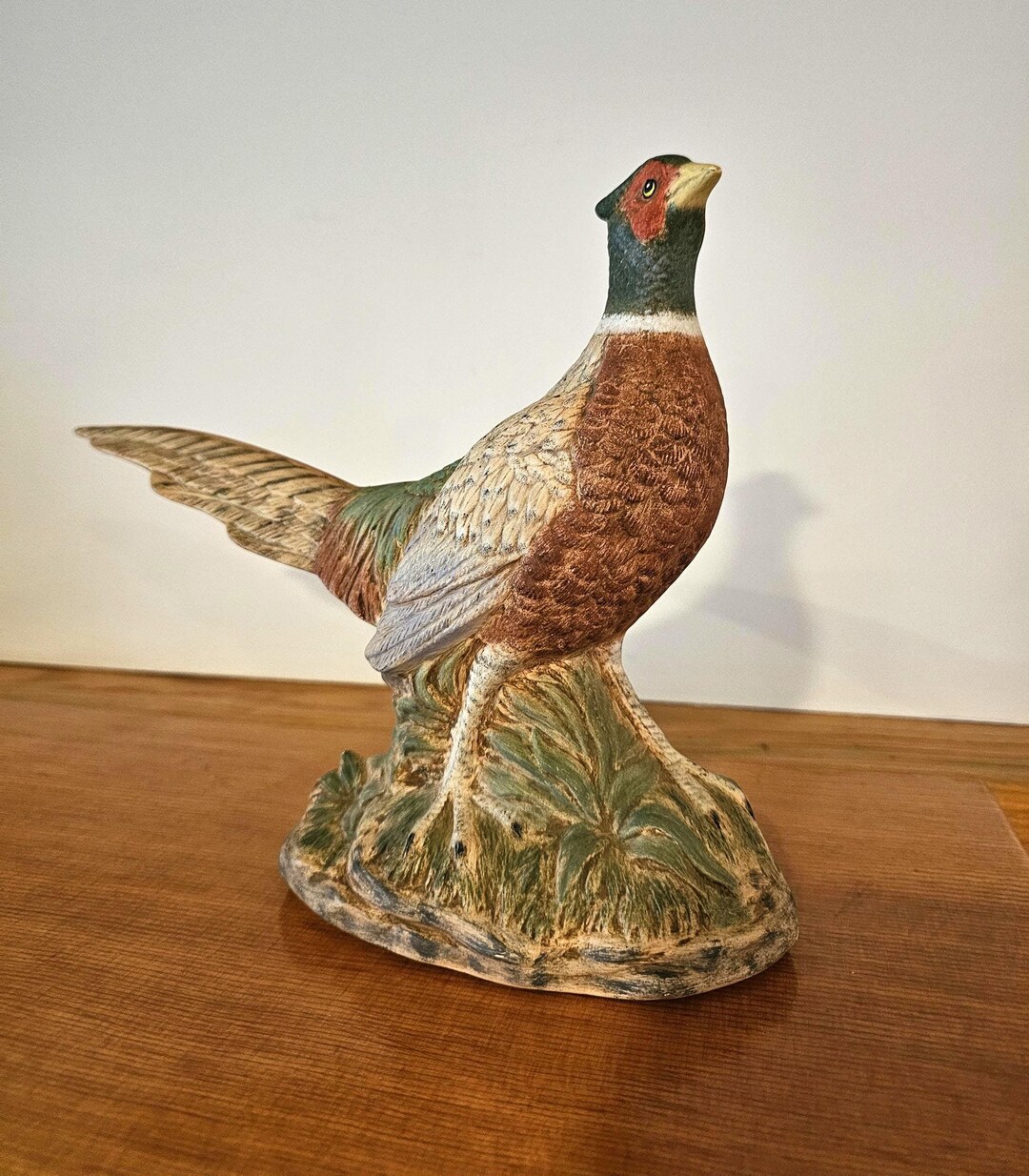 Vintage Ceramic Pheasant, Birds, Ceramic Pottery Birds, Colorful ...
