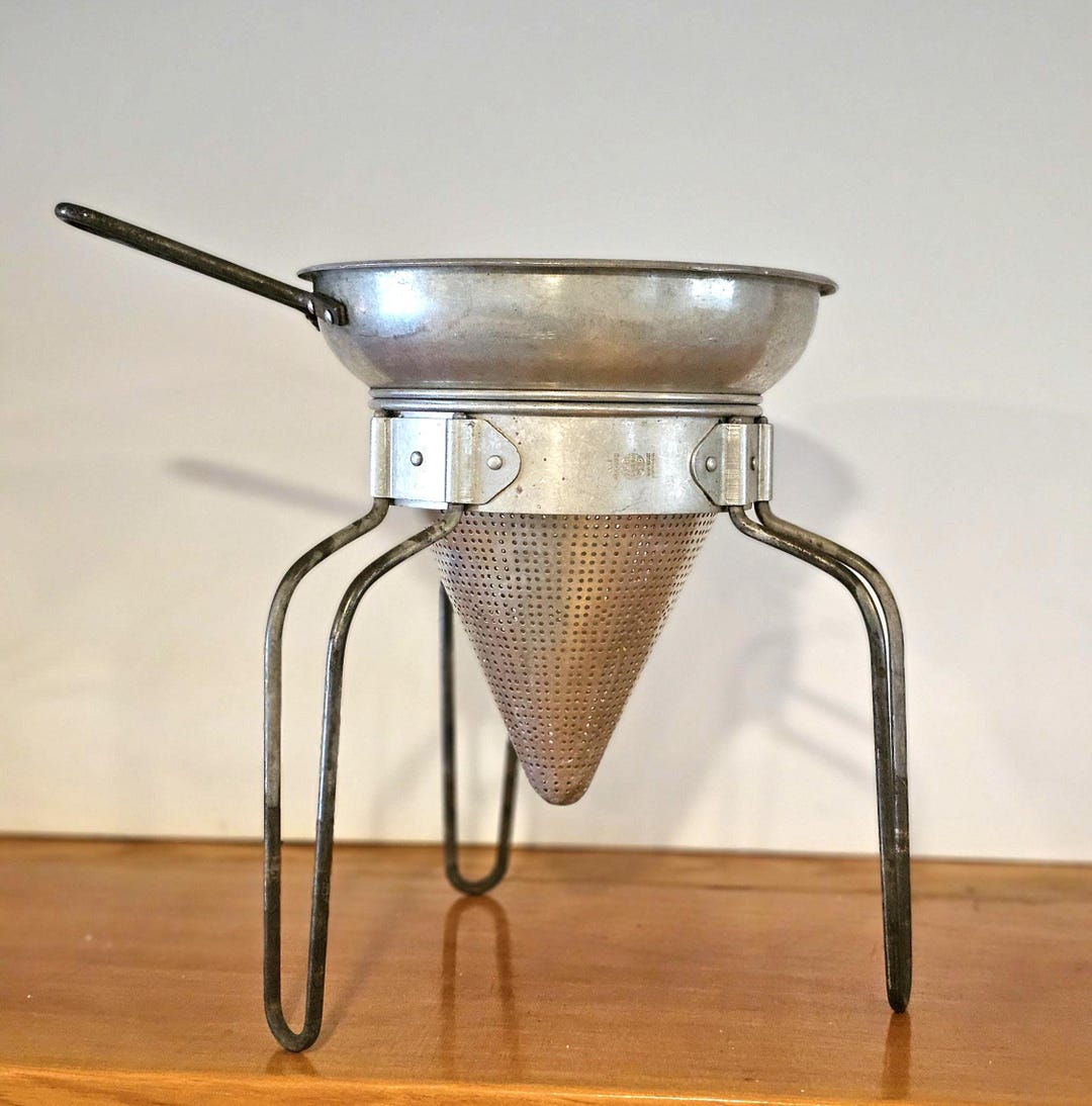 Wear-ever No.8 Strainer Chinois Conical Colander Sieve - Apple Sauce ...