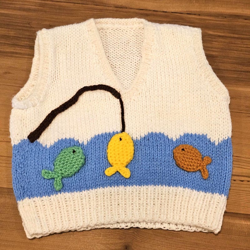 Baby Sweater Vest - Etsy