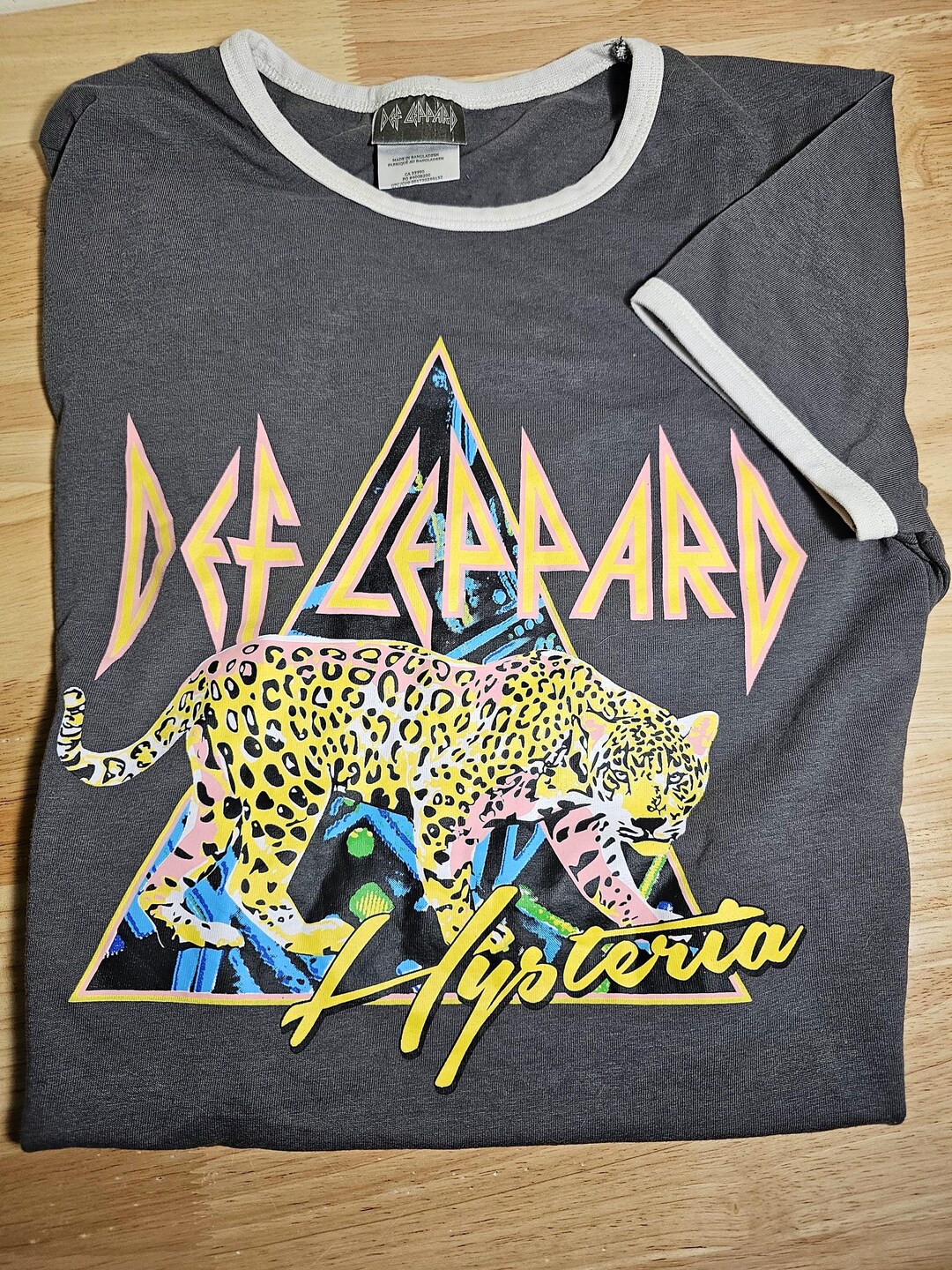 Def Leppard T Shirt, Ladies Small, Grey Rock Shirt, Small Rock T Shirt ...