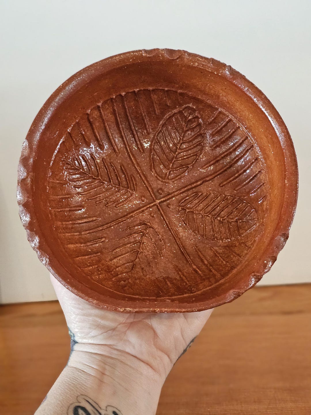 Vintage Tlaquepaque Redware Bowl, Mexican Terra Cotta Pottery, 60s ...