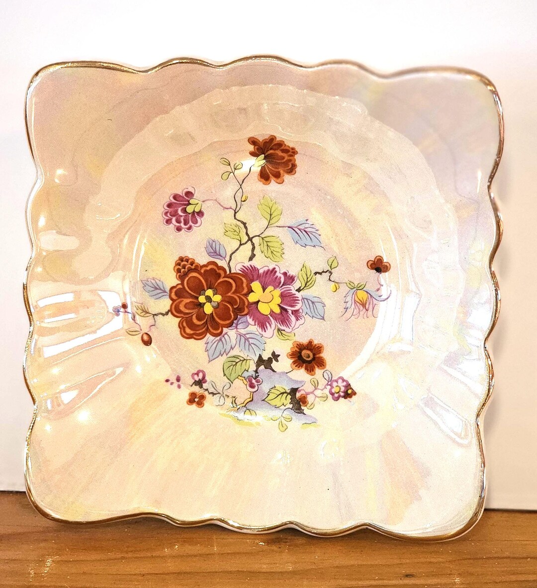 Vintage Ring Dish, Lustreware Sadler England Ring Dish, Collector's ...