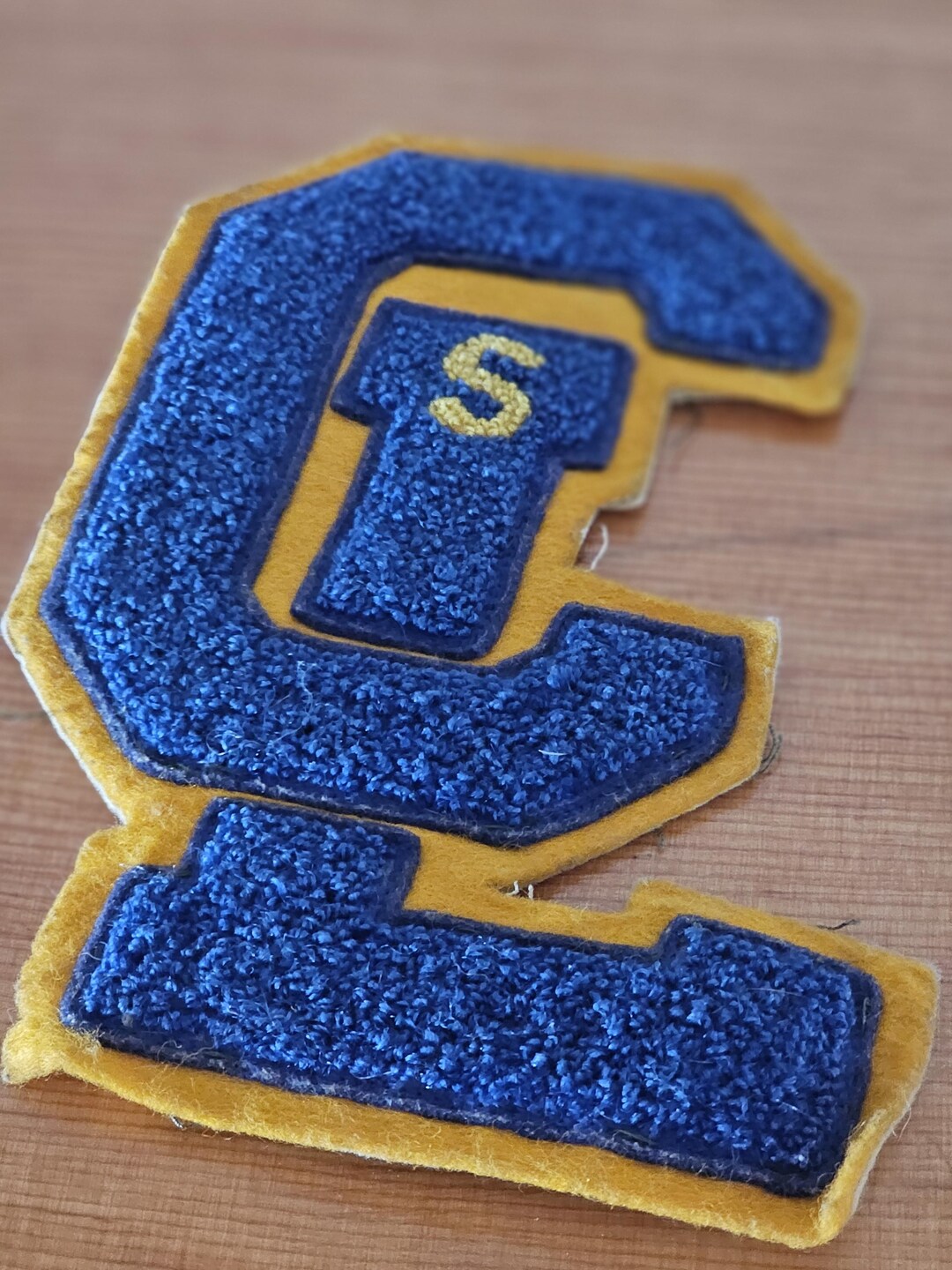 Vintage 60s Felt Varsity Patch, CSL Patch, Chenille Letter Patches ...