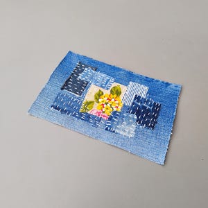 Toppa Jeans Boho, Applicazione Ricamo Sashiko, Patch Jeans Boro, Toppa ...