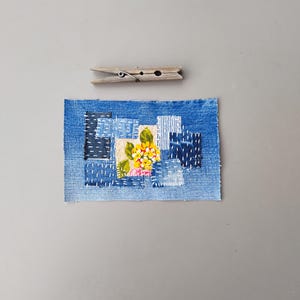 Toppa Jeans Boho, Applicazione Ricamo Sashiko, Patch Jeans Boro, Toppa ...