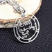 Occult Sigil of Mammon Devil Demon Seal Pendant With Chain - Etsy UK