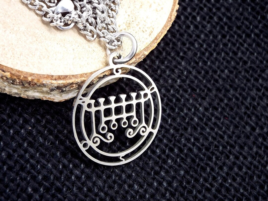 Occult GUSION Demon Seal Pendant Talisman goetia Sigil - Etsy