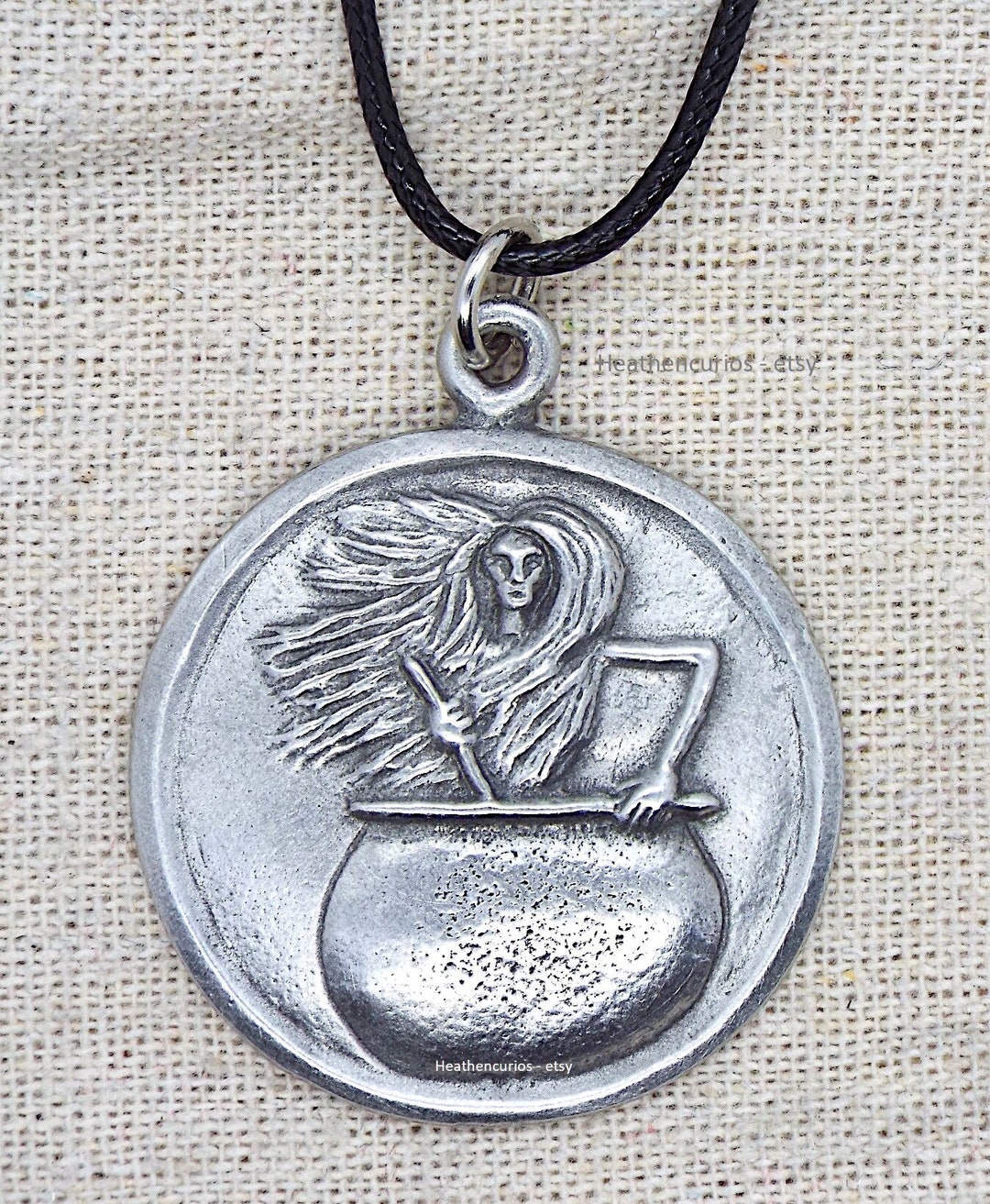 Baba Yaga Pagan Wicca Pendant The Wise old Crone of Autumn - Etsy ...