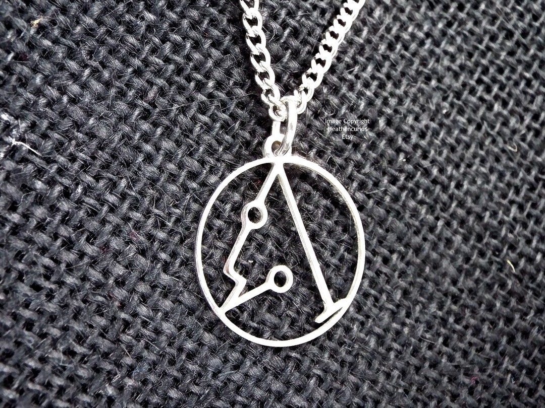 Archangel METATRON Sigil Pendant angel of Death With Chain and Pouch - Etsy