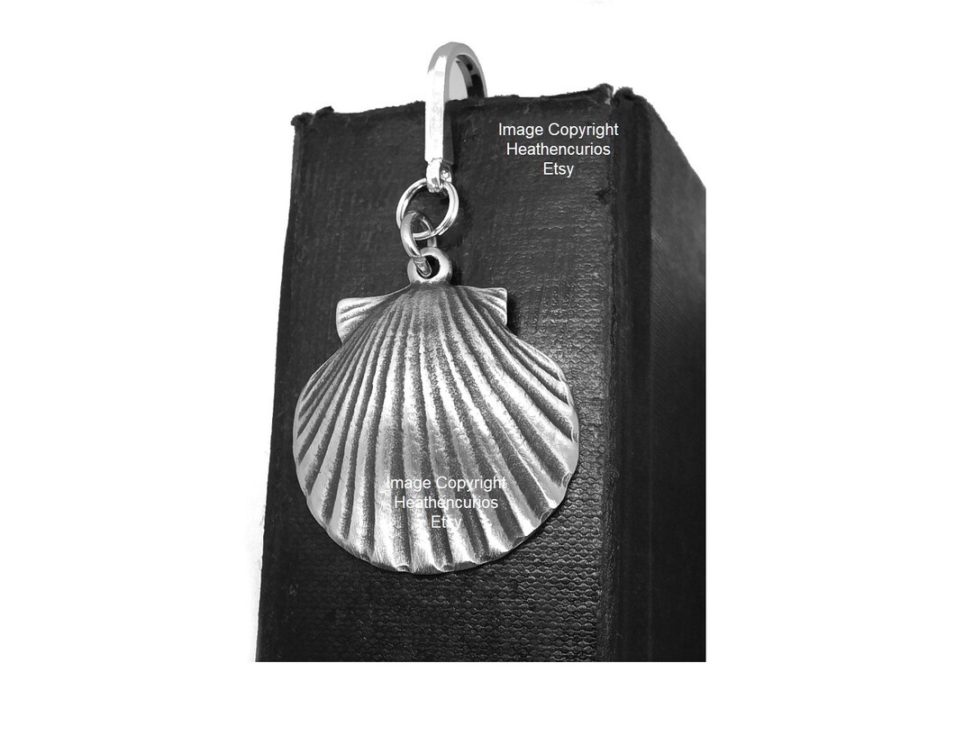 Scallop Shell christian Pilgrim Symbol Bookmark in Organza - Etsy