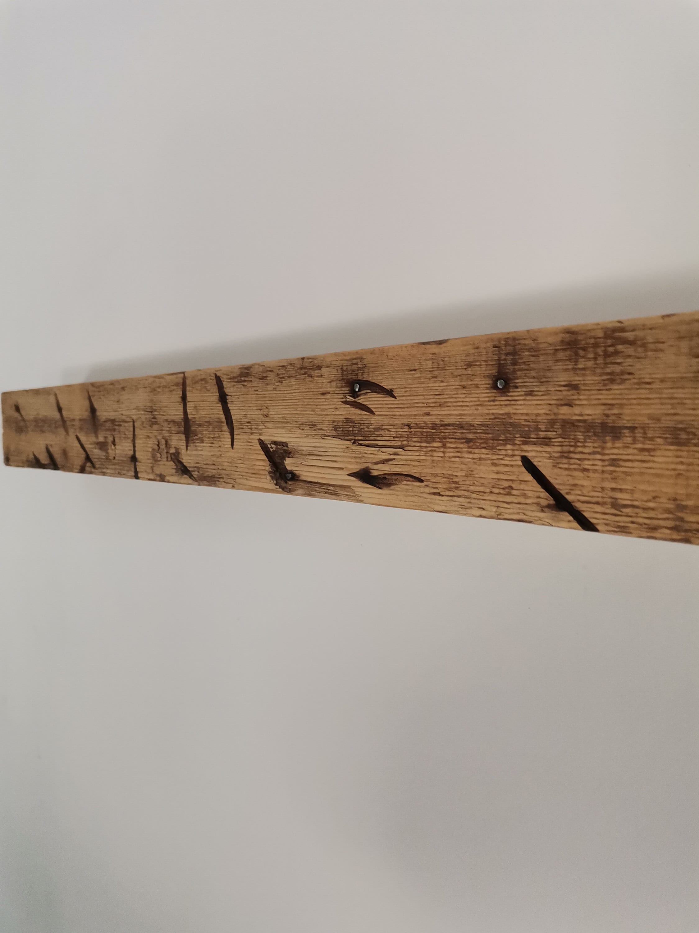 Unique Wall Shelf Reclaimed Wood Beam Beam Rack Kitchen - Etsy
